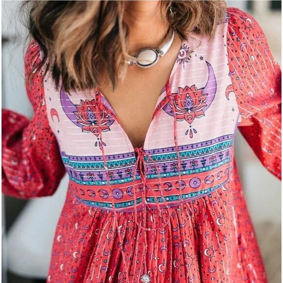 house of skye | Tops | House Of Skye Cosmic Love Gypsy Blouse Love ...
